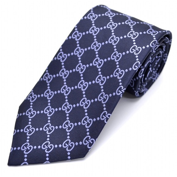 Gucci | Bags | Gucci Gg Pattern Silk Tie Navy Blue | Poshmark